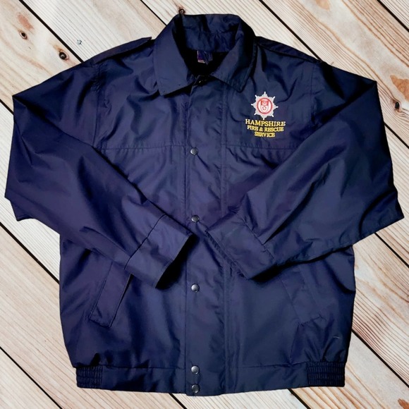 Jackets & Coats | Fireman And Emt Vintage Jacket Womens Size Large ...